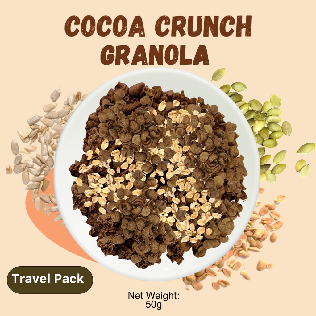 Eco Forest Granola Cocoa Crunch Halal Crunch Cereal Breakfast (50g ...