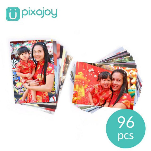 Pixajoy Photobook 4R Laminated Photo Prints, 96 Pieces (FREE Keepsake ...