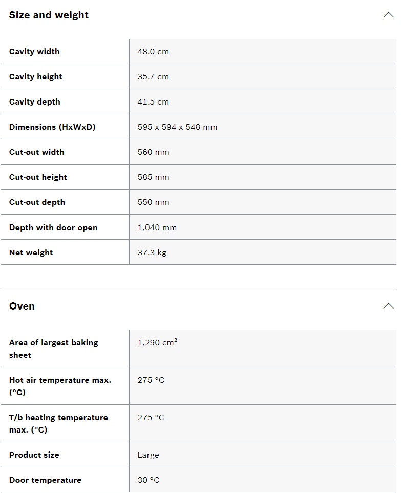 Bosch HBA574BS0A 71L Series 4 Stainless Steel Built-In Oven | ESH ...