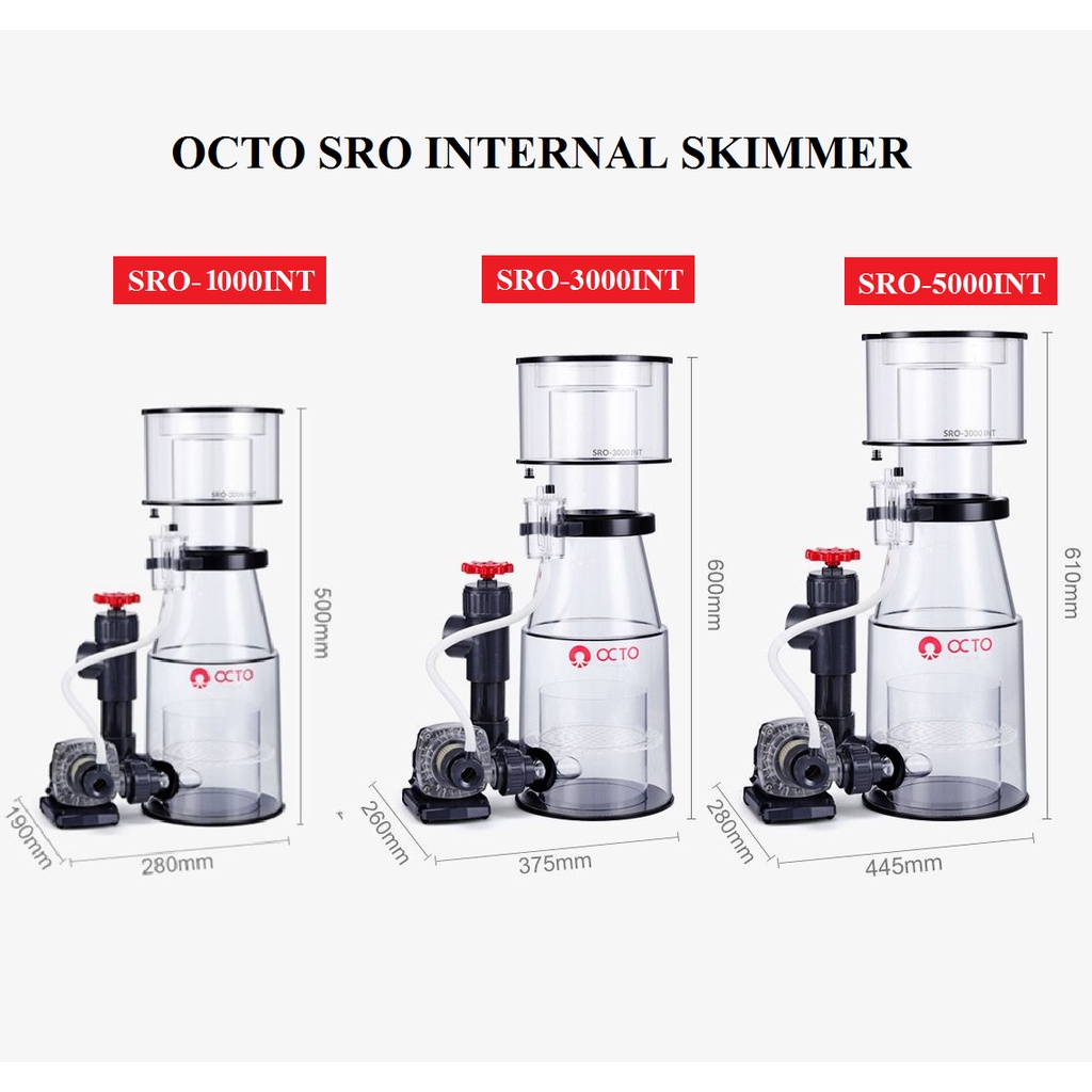 OCTO Super Protein Skimmer INT Super Reef Series skimmer (3 models ...