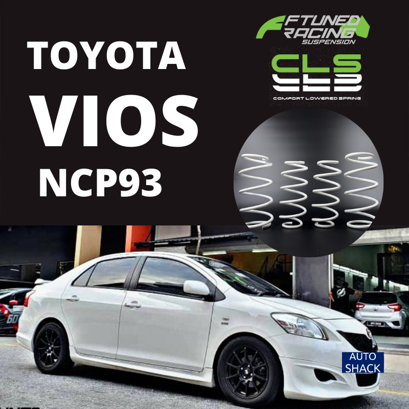 Toyota VIOS NCP 93 F Tuned CLS Series Comfort Lowering Spring ...
