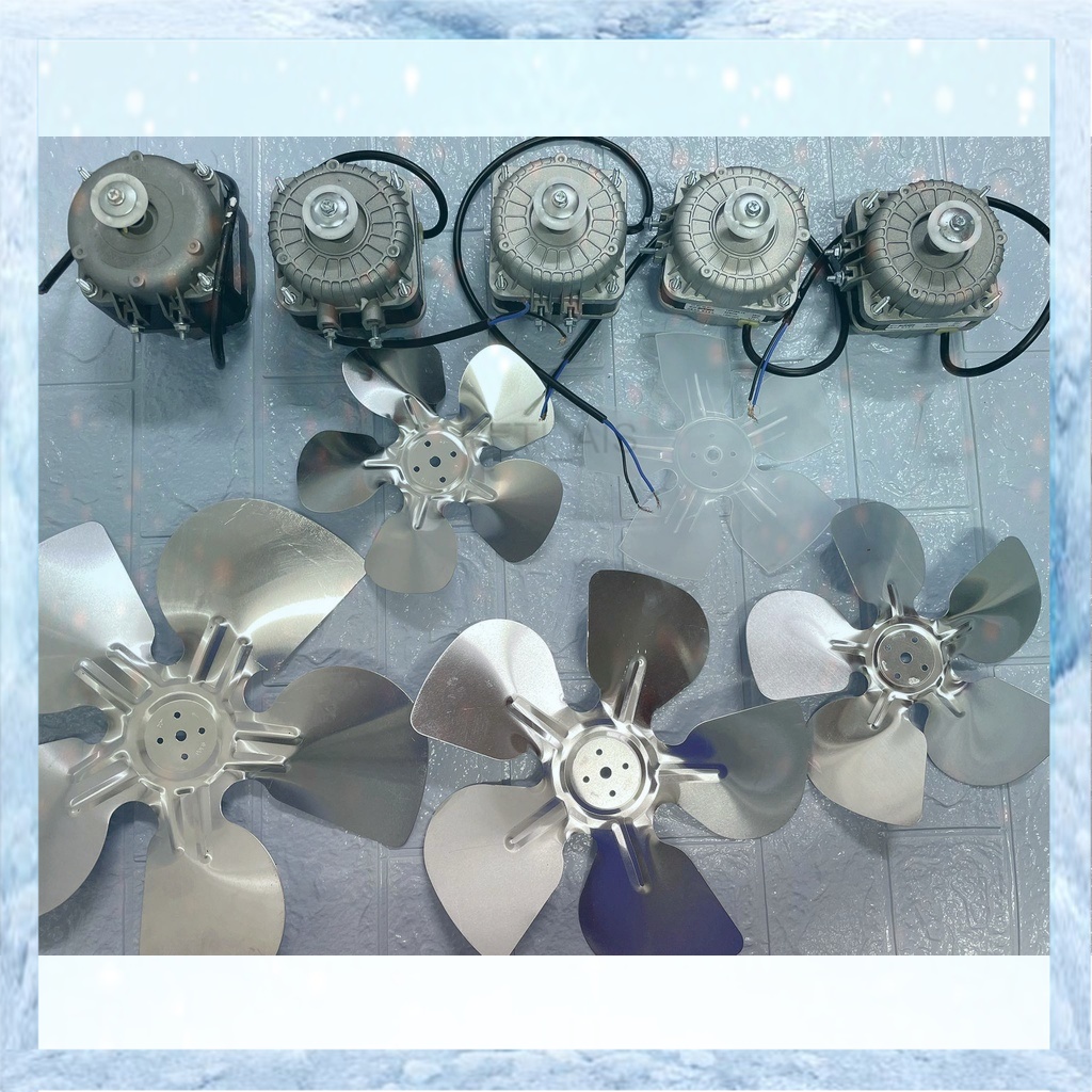 fan motor + fan blade display chiller fan motor freezer / kondenser ...