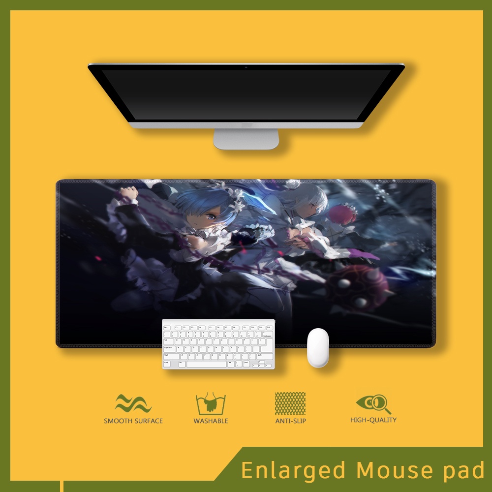 Re:Life in a different world from zero Gaming Mouse Pad Rem Ram Emilia ...