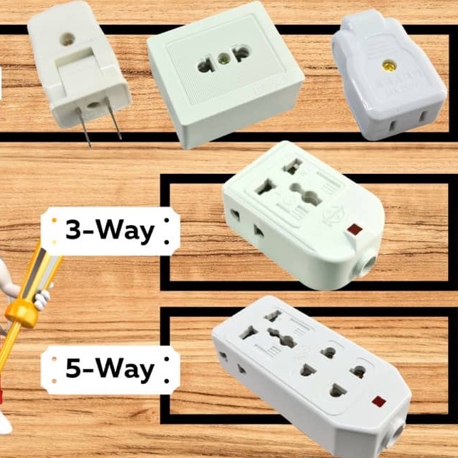 2 PIN / 3 PIN Universal Socket Without Wire | Shopee Malaysia