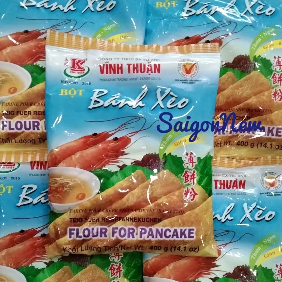 Bot Banh Xeo - Flour For Pancake 400g | Shopee Malaysia