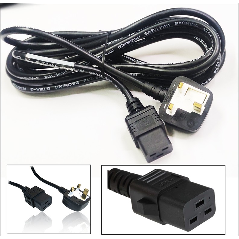 Original Cisco Jumper C19 250v AC 4.2m Server UK Malaysia Power Connect ...