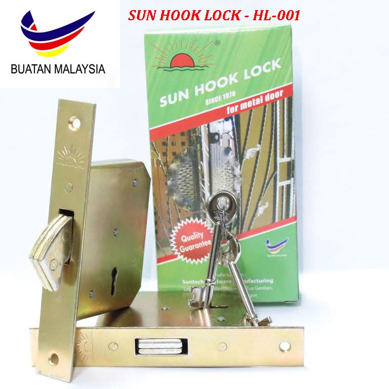 6 PIECE SUN HOOK GRILL LOCK HL-001-MADE IN MALAYSIA | Shopee Malaysia