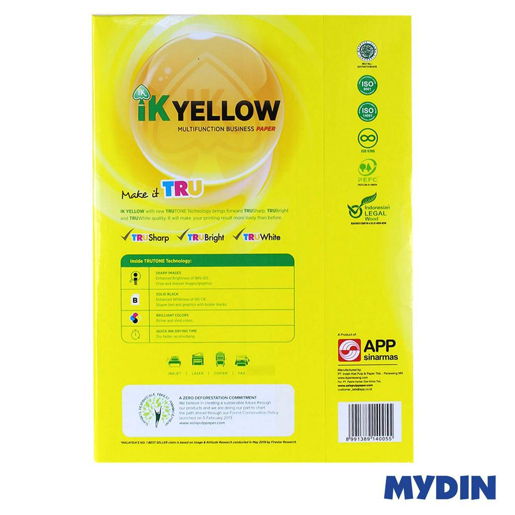 IK Yellow A4 Multifunction Business Paper (70gsm x 450's) | Shopee Malaysia