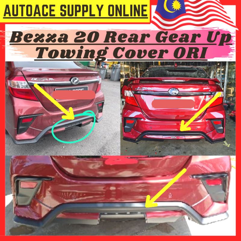🔥Perodua Bezza Rear Skirt Gear Up Ori Towing Cover Perodua show Room ...