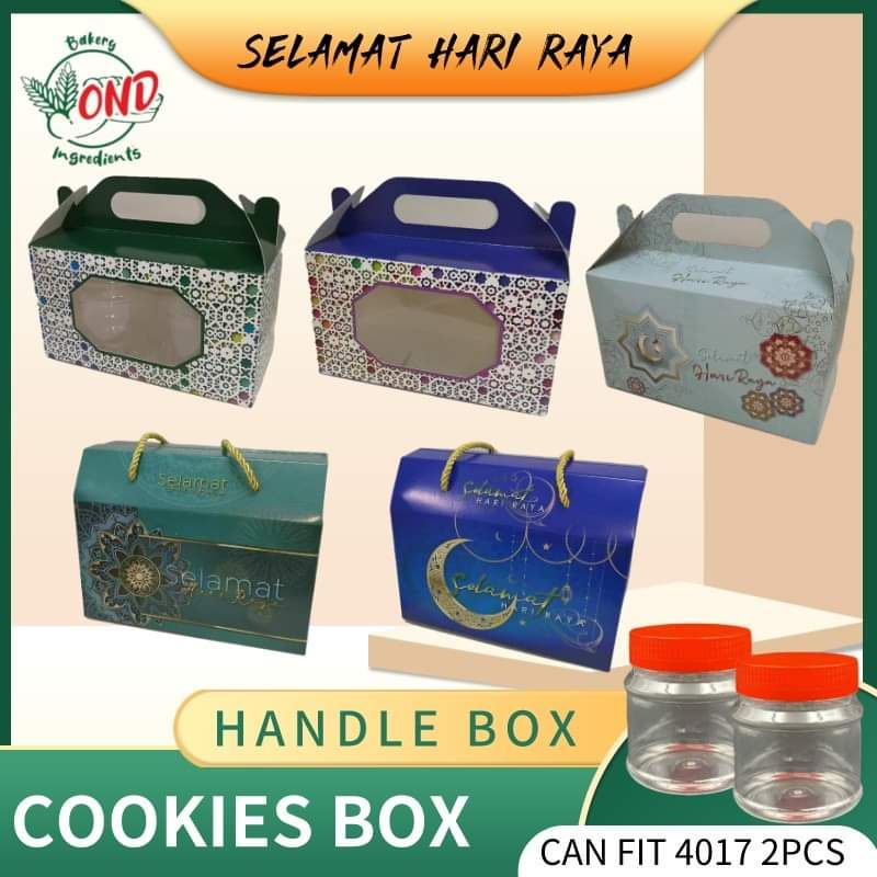 Hari Raya Handle Box Gift Box Cookies Box (10pcs) | Shopee Malaysia