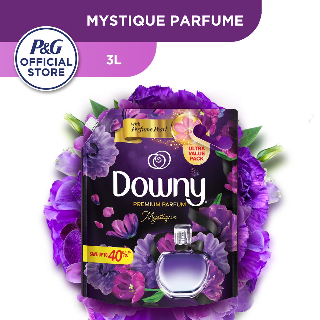 DOWNY Fabric Softener Perfume Refill Pack Mystique 3L - Downy Perfume ...