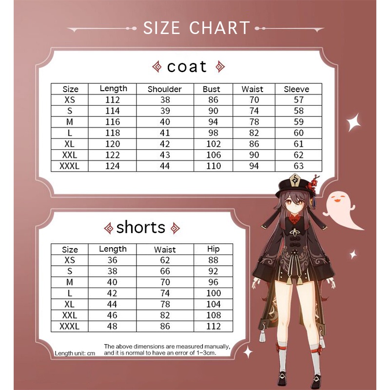 Genshin Impact Hu Tao Cosplay Costume Chinese Ancient Costume Halloween ...