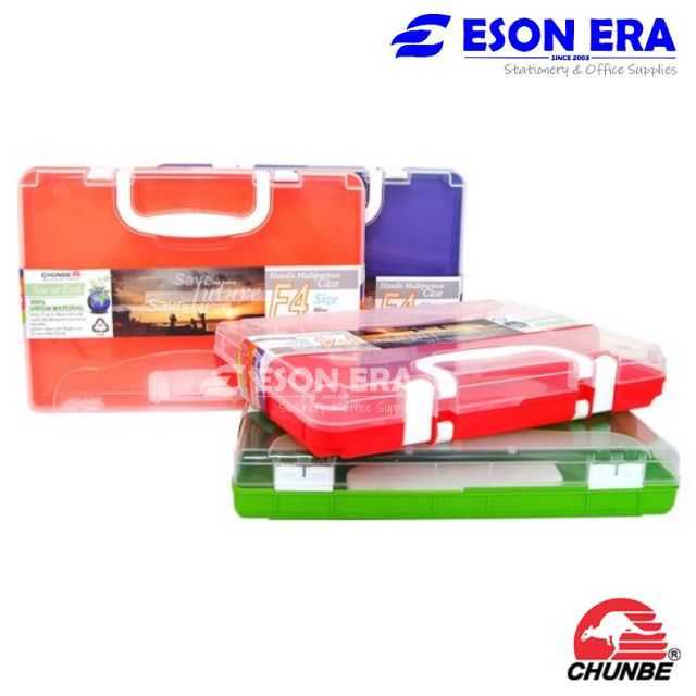 Chunbe Plastic Document Case with Handle 55mm A4/ F4 Size 8823 | Shopee ...