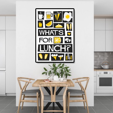 [ POS 1-2 HARI ] Frame Deco Dapur Kitchen frame Decoration | Shopee ...