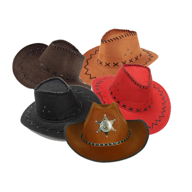 Cowboy Hat Topi Cowboy Wild West Western Cowgirl Hat | Shopee Malaysia