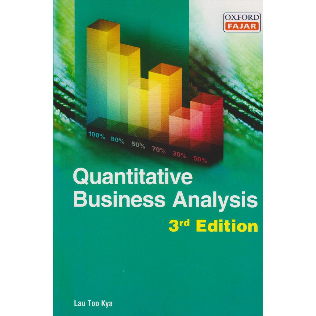 Quantitative Business Analysis - 3rd Edition | Shopee Malaysia