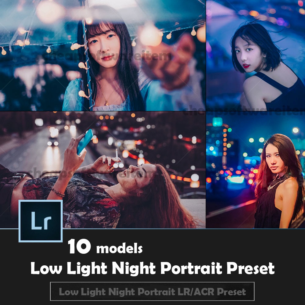 lightroom preset street photography portrait night scene low light beautiful LR preset PS ACR ...