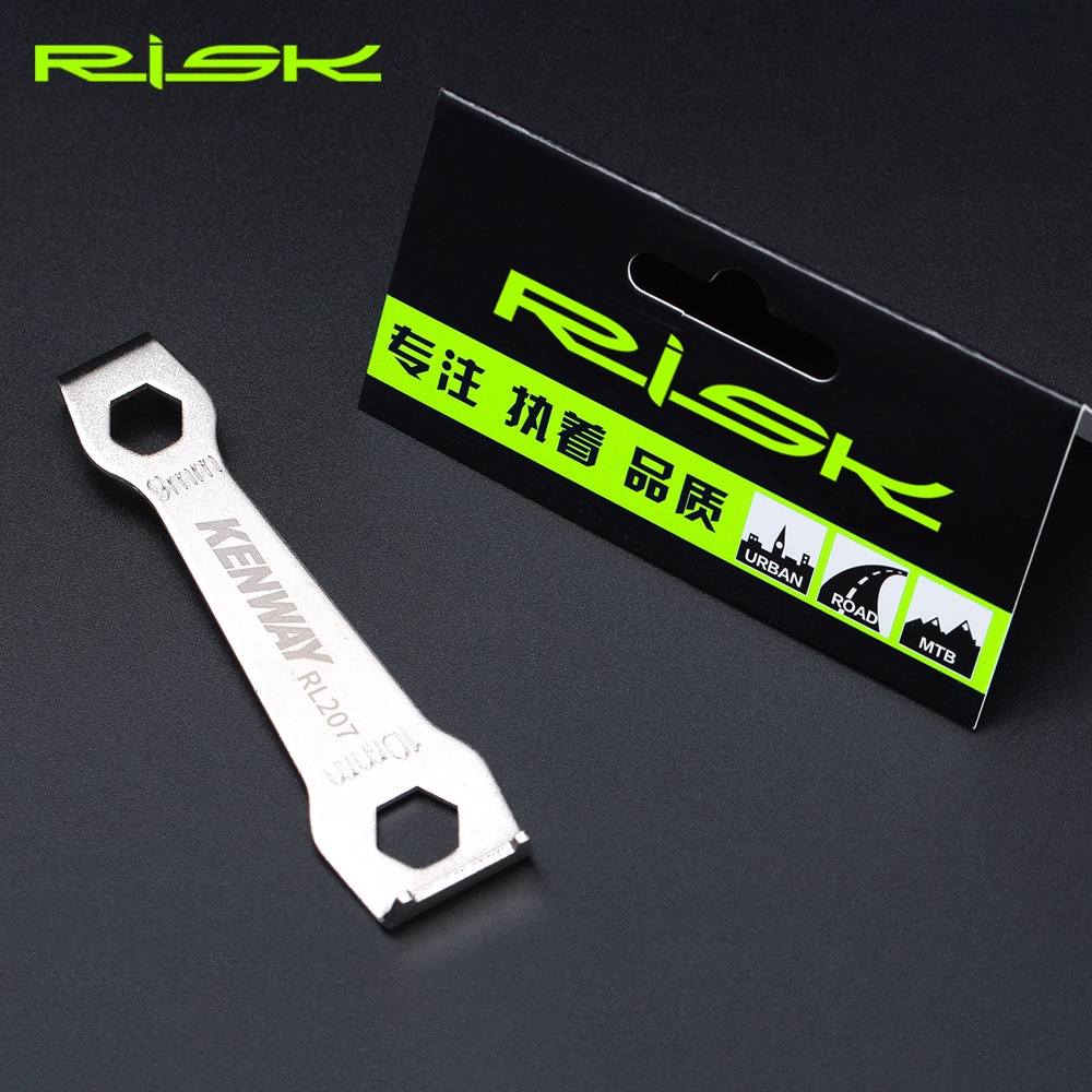 RISK Bicycle Chain Ring Bolts Wrench Chain Wheel Chainring Install ...