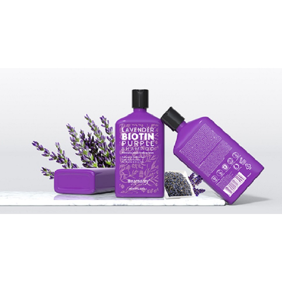 BEAMARRY LAVENDER BIOTIN PURPLE SHAMPOO 380ml | Shopee Malaysia