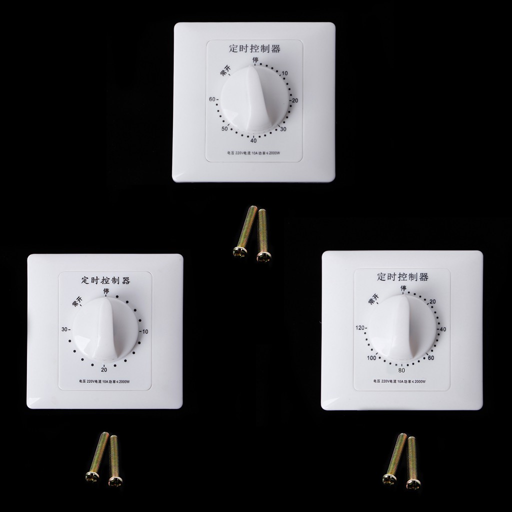 AC 220V Timer Switch Control Pump Mechanical Interruptor 30/60/120 ...
