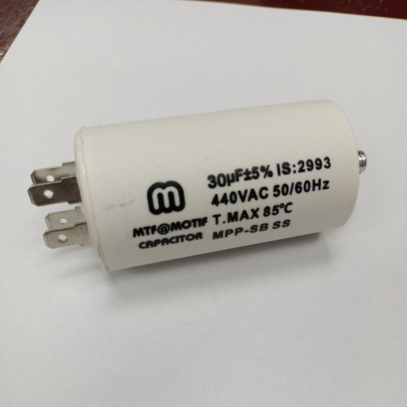 30UF 440Vac Running Capacitor with 4 pin and Screw (40X70MM) | Shopee ...