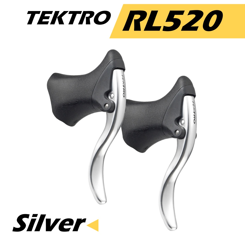 TEKTRO RL520 Road Bike Drop Bar for Linear pull Brake Lever - silver ...