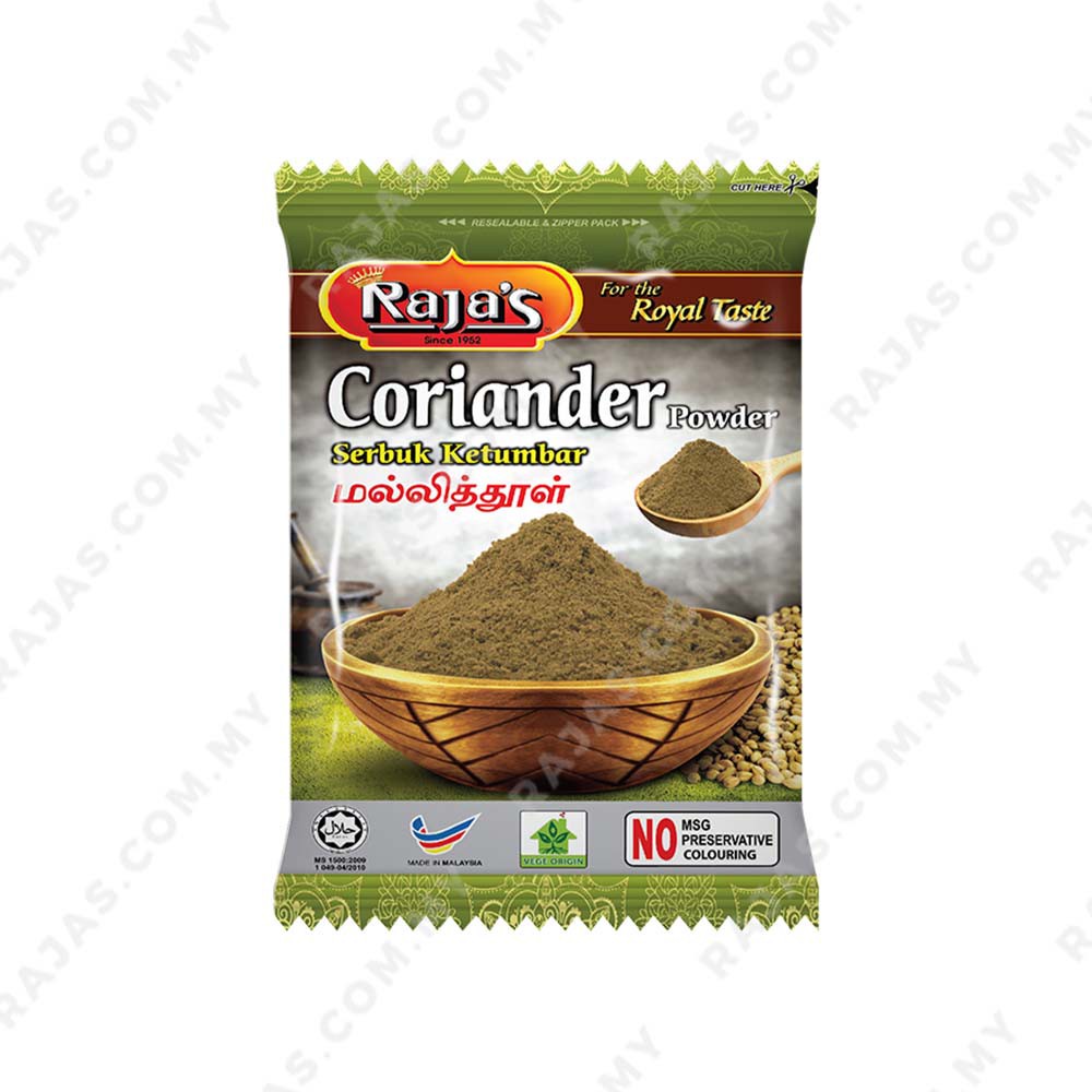 RAJA'S CORIANDER POWDER / SERBUK KETUMBAR / மல்லி தூள் - (125G ...