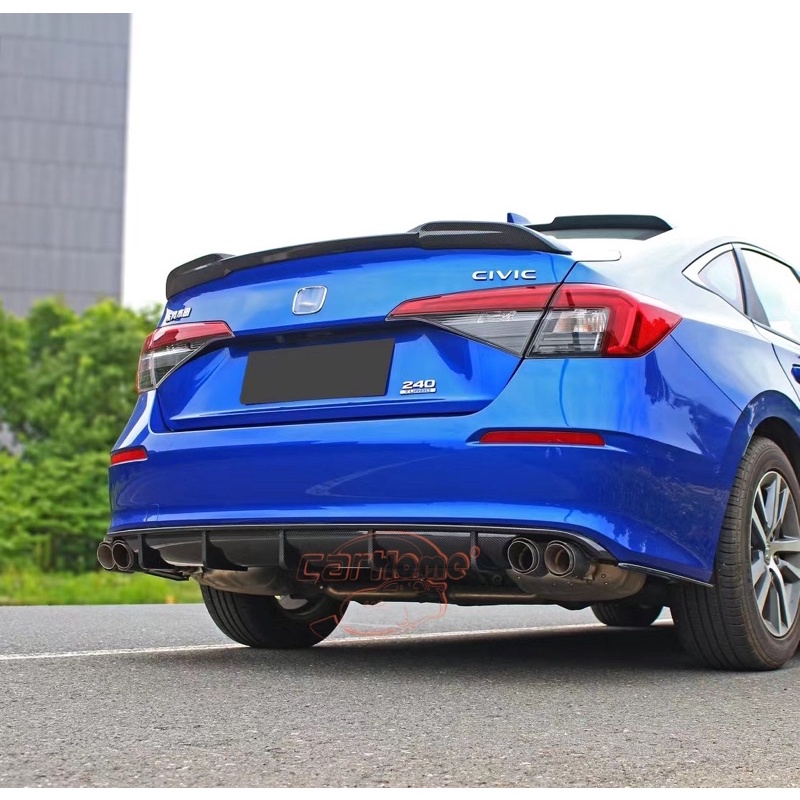 HONDA CIVIC FE 2022+ Diffuser Belakang Gaya RS Thai | HONDA CIVIC FE ...