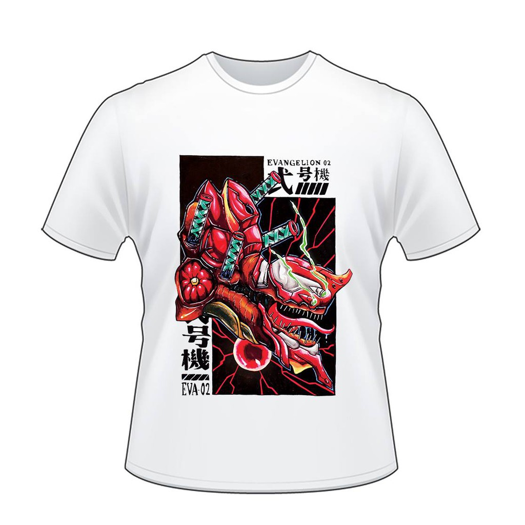 LIMITED Fan art Evangelion EVA Unit 02 beast mode T-shirt Design by ...