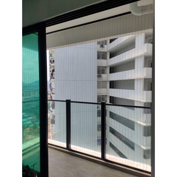 Invisible Grille safety cable grille for Balcony Window Yard | Shopee ...