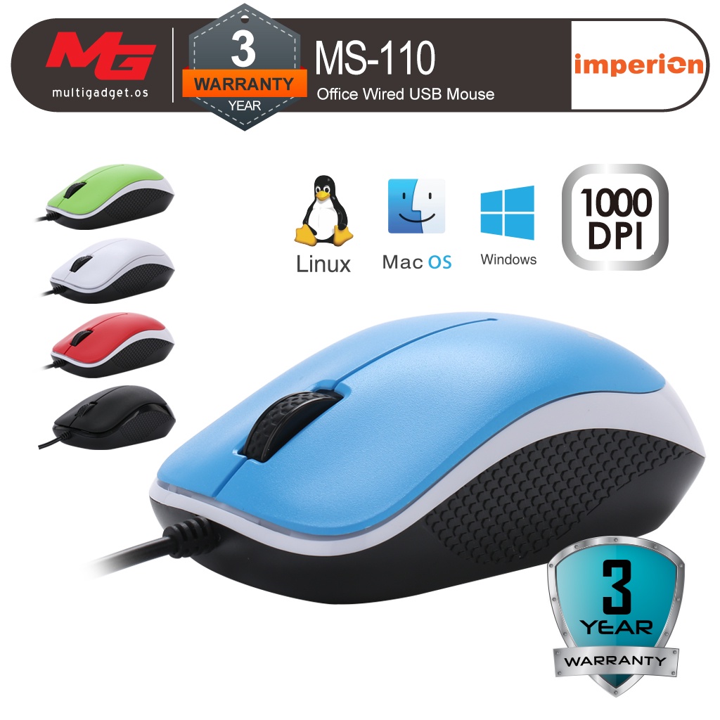 Imperion Office MS 110 Wired USB Mouse | Shopee Malaysia