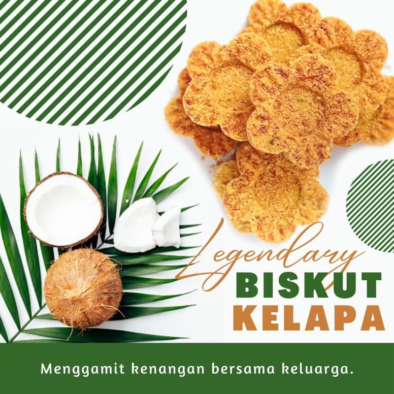 READY STOK BISKUT KELAPA LEGEND/KUIH RAYA PREMIUM/KUIH RAYA TRADITIONAL ...