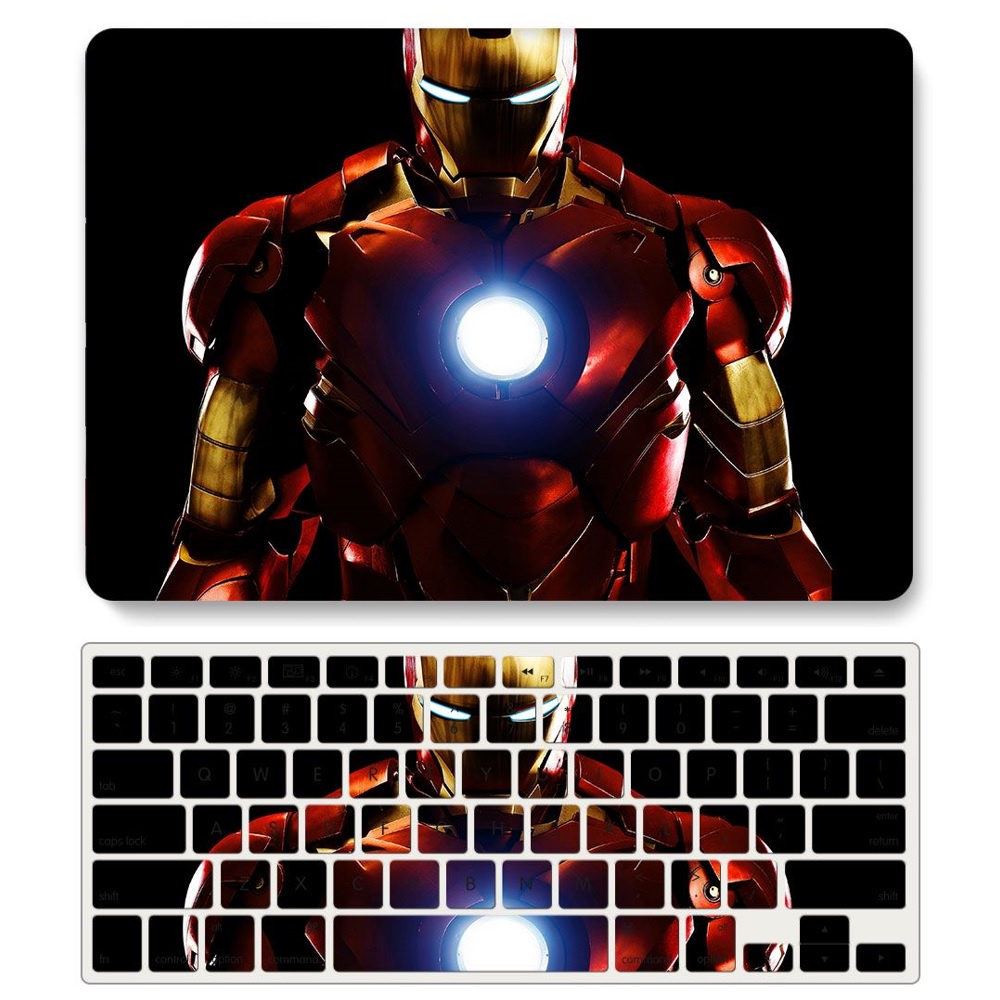 Marvel Avengers Iron Man CASE Ironman for MacBook New Pro Air 13 14 15 ...