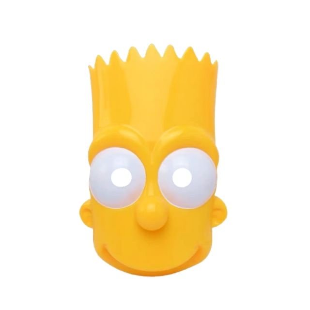 Halloween PVC Mask Combo Simpson Costume Cosplay Face Wear | Shopee ...