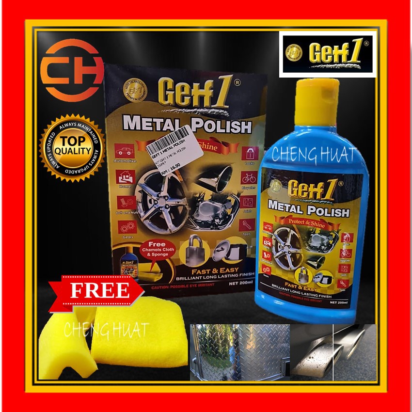 GETF 1 Metal Polish - 200ML | Shopee Malaysia