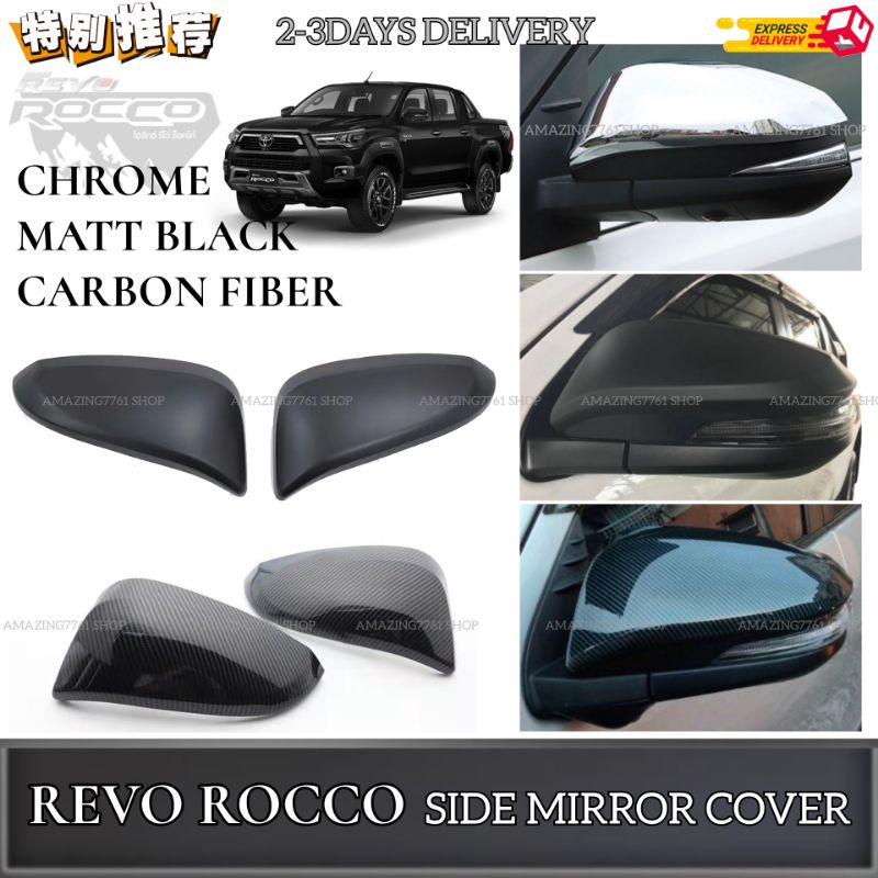 AMAZING TOYOTA HILUX REVO ROCCO 2PCS LEFT&RIGHT REARVIEW SIDE MIRROR ...
