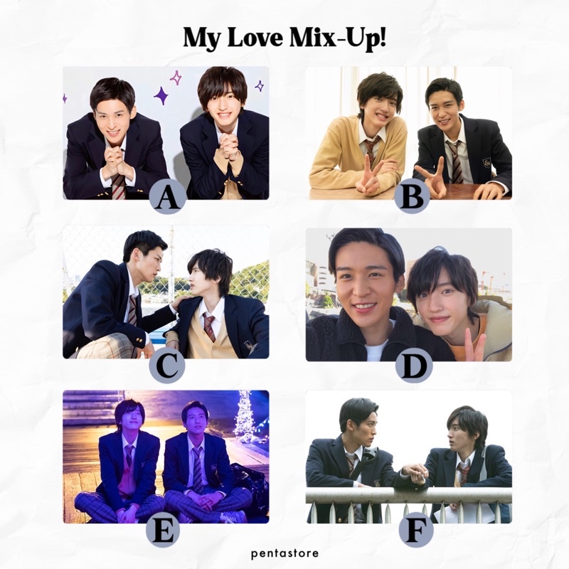 My Love Mix-Up! / Kieta Hatsukoi Photocard Ren Meguro Shunsuke Michieda Naniwa Danshi Snowman ...