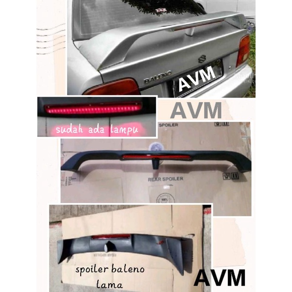 Old baleno spoiler evo model With Lights | Shopee Malaysia