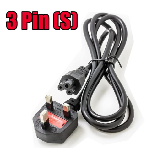 3 PIN (S) 1.5M UK 13A Fuse Desktop PC LCD Monitor Laptop Printer Power ...