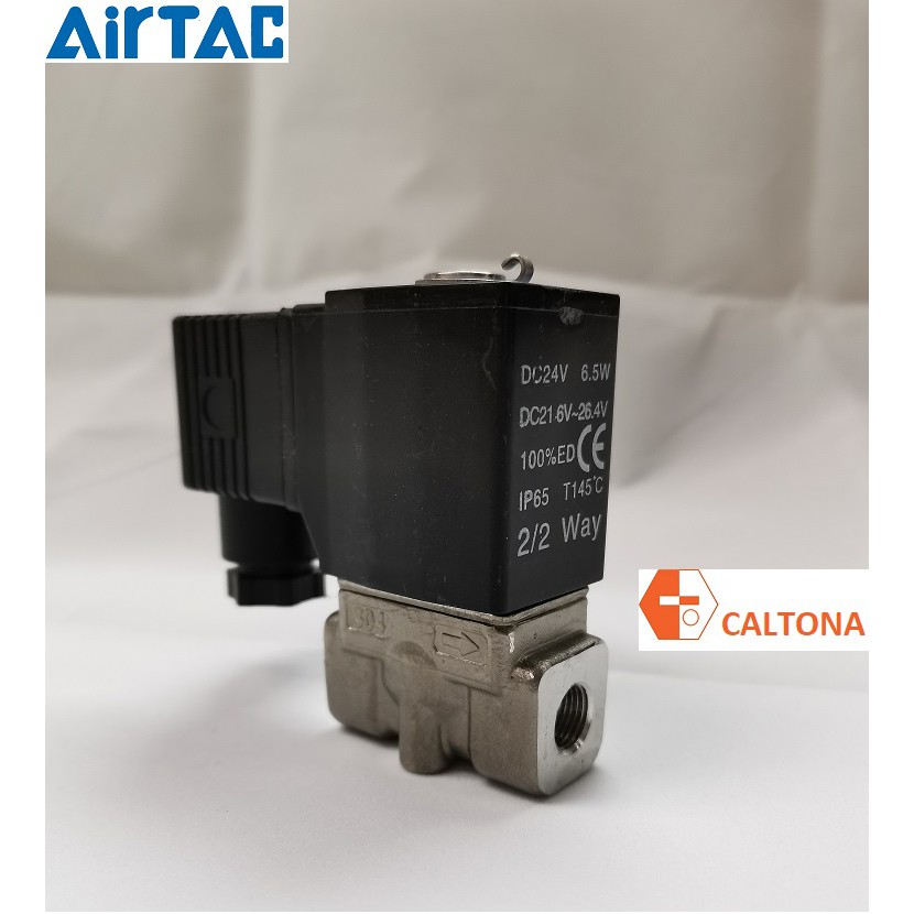 2/2WAY CONTROL SOLENOID VALVE 2S030-06 1/8” AIRTAC | Shopee Malaysia