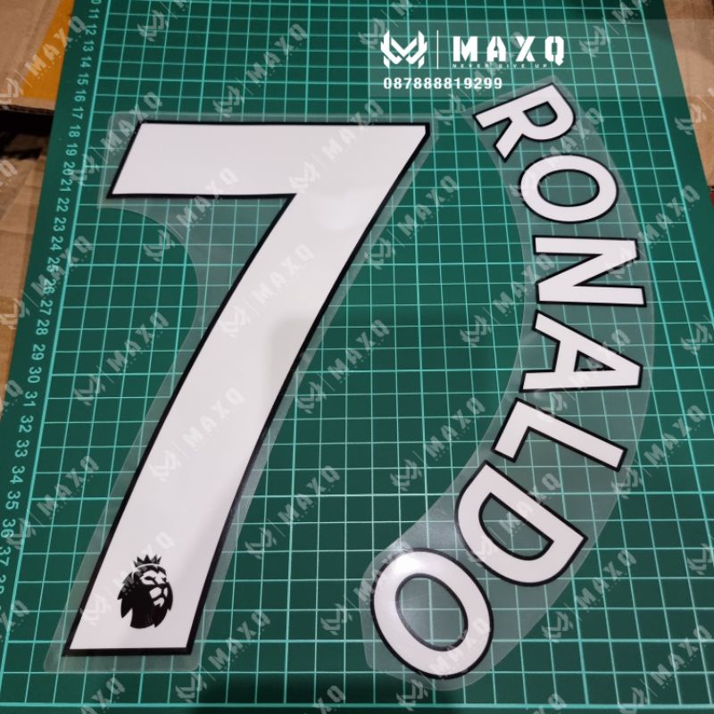 NAMESET RONALDO PREMIER VERSION FOR MANCHESTER UTD JERSEY 2021 2022 ...