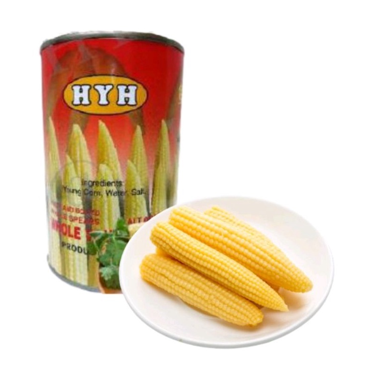 HYH Whole Young Corn 425g 鲜嫩玉米心 | Shopee Malaysia
