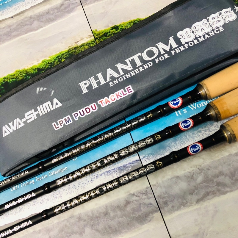 AWASHIMA 2022 PHANTOM BASS FISHING ROD SPINNING ROD | Shopee Malaysia