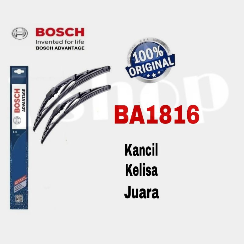 BOSCH Advantage Wiper Blade 18"+16" SET PERODUA KANCIL KELISA | Shopee Malaysia