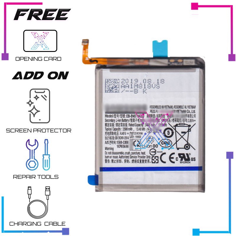 Battery Bateri EB-BN970ABU For SAMSUNG N970F NOTE 10 (3500 mAh ...