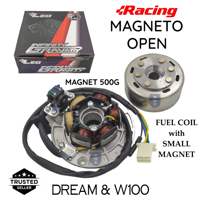 EX5 DREAM WAVE100 W100 LEO Racing Magneto Open With Fuel Coil Complete ...