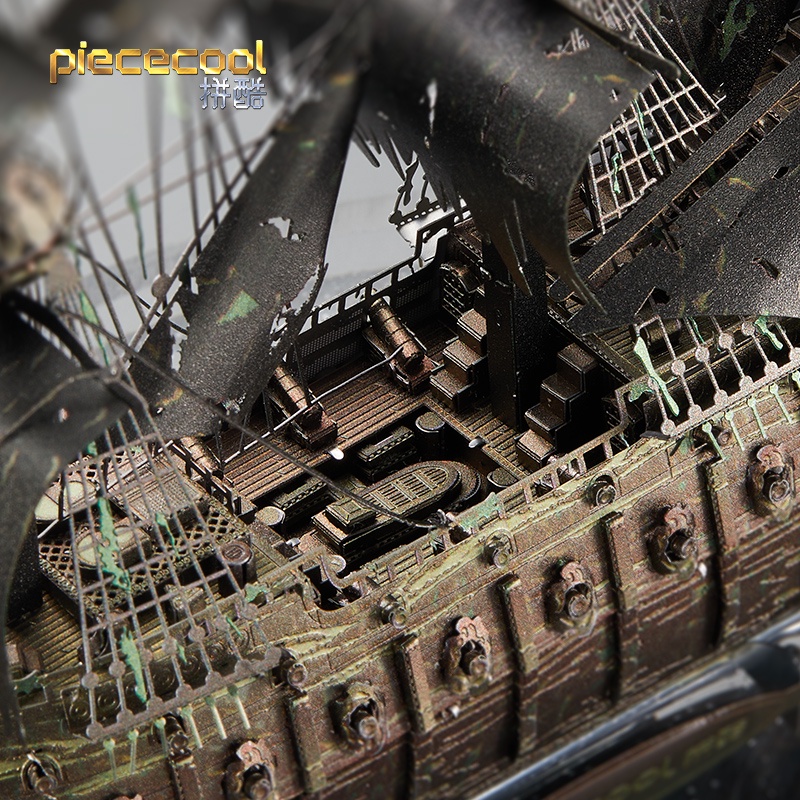 Piececool The Flying Dutchman 3D Metal Model Kits Pirate Ship Gift for ...