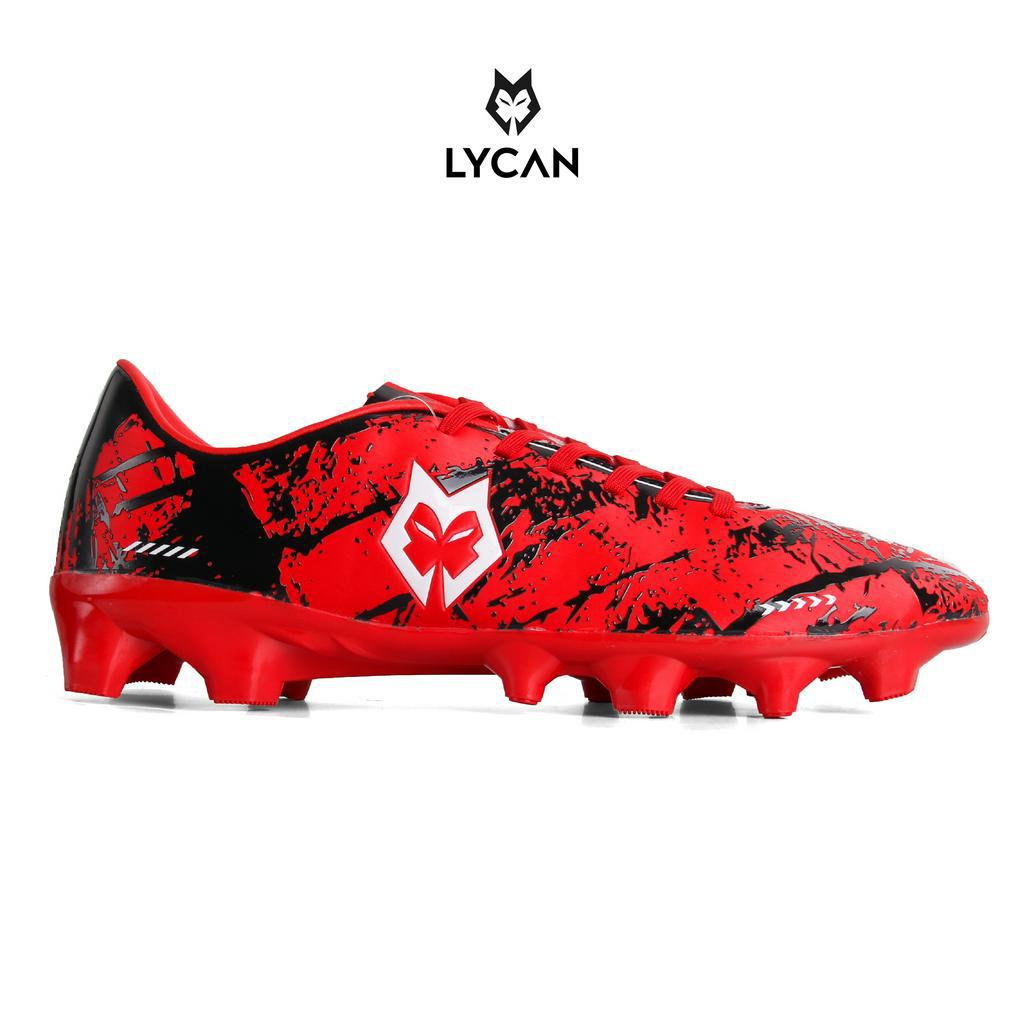 Lycan Venom FG Red/Black Football Shoes | Shopee Malaysia