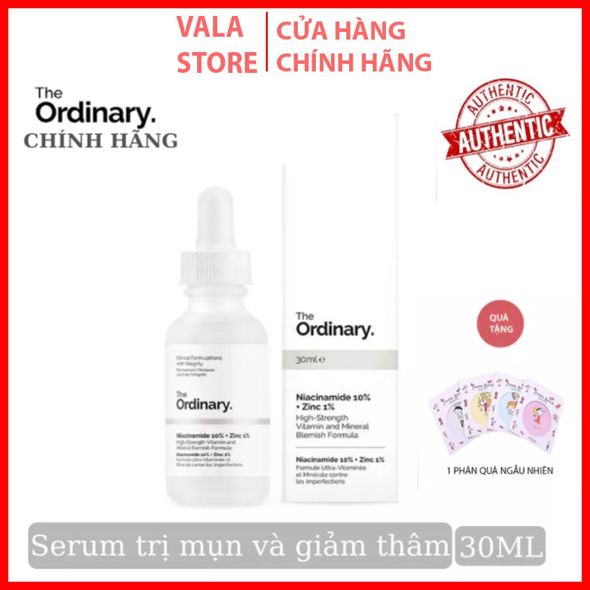 The Ordinary Niacinamide 10% + Zinc 1%, Essence to reduce acne, dark ...