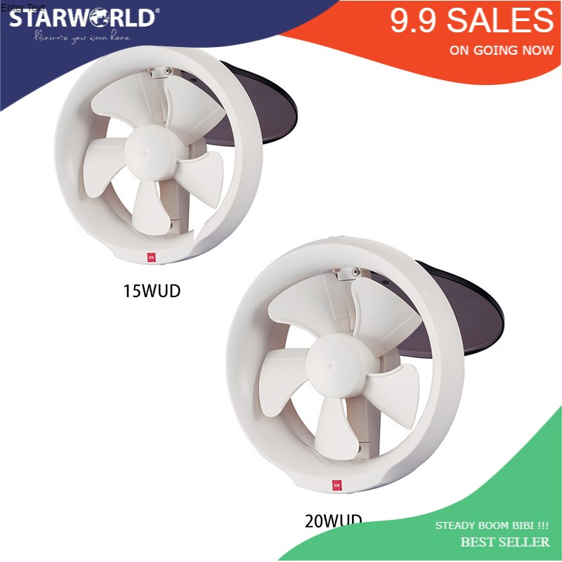 (PRE ORER) KDK (15cm/6")/(20cm/8") Glass Ventilating Fan KDK 15WUD/ KDK ...